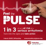 1er mars 2025 – Pulse Day : Prenez votre pouls, prenez soin de votre cœur